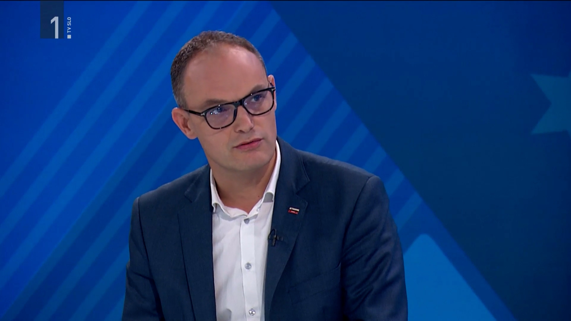Anže Logar gost oddaje Politično s Tanjo Gobec - Demokrati. Anžeta Logarja